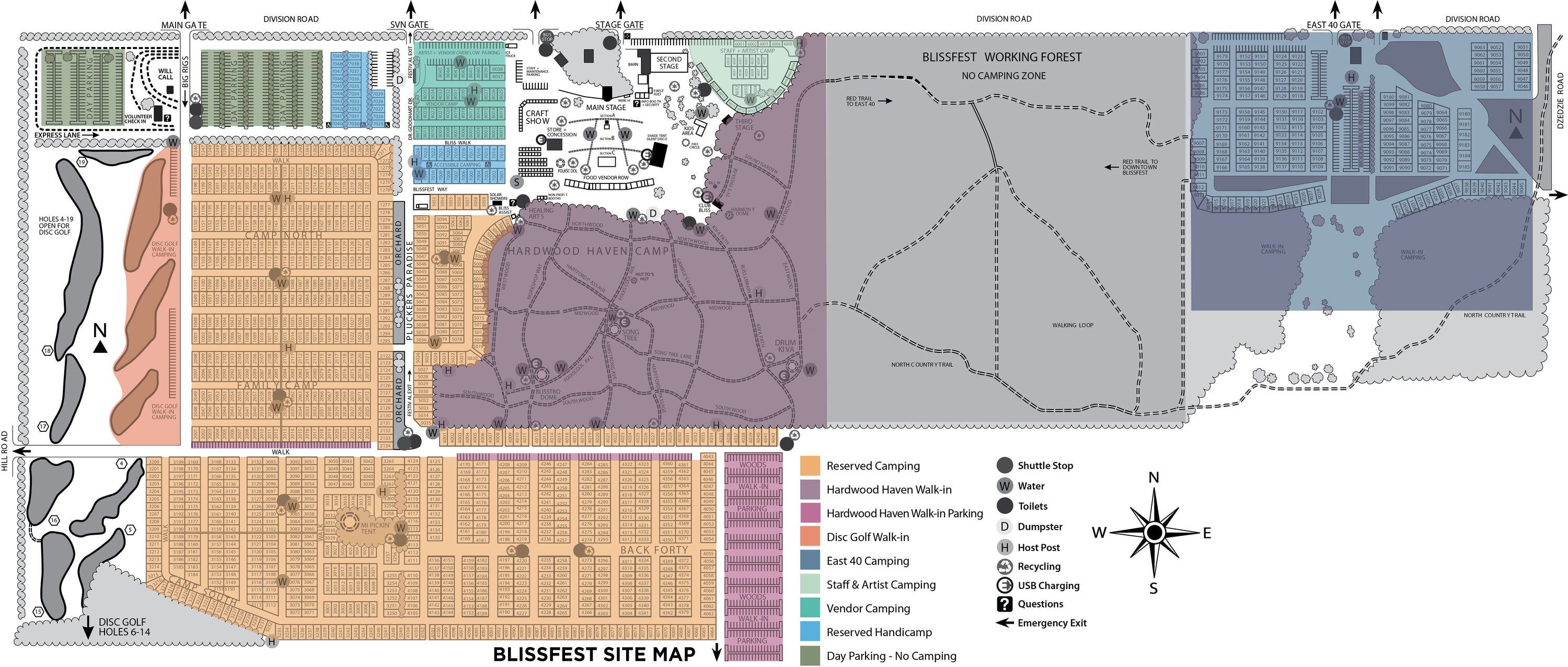 Camping at Blissfest – Blissfest Music Organization