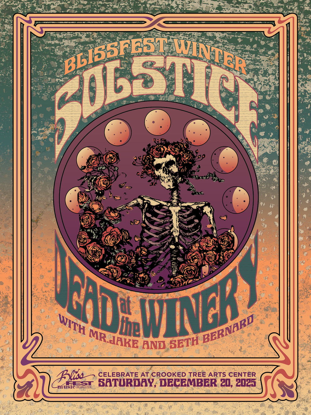 Winter Solstice 2025 Poster 18x24 – Blissfest Music Organization